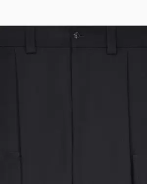 Giorgio Armani X Kith Single-pleat Cupro Bermuda Shorts