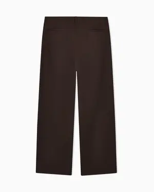 Giorgio Armani Pure Cotton Flat-front Trousers X Kith