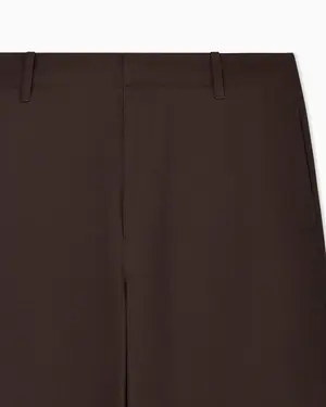 Giorgio Armani Pure Cotton Flat-front Trousers X Kith