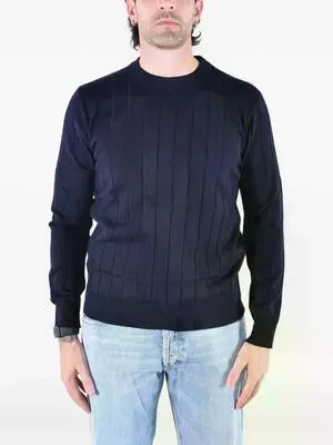 KANGRA Ribbed-knit Crew-neck Sweater