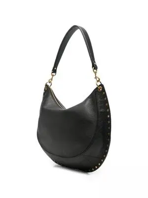 Isabel Marant Étoile Oskan Soft L Bag In Grained Leather - Black