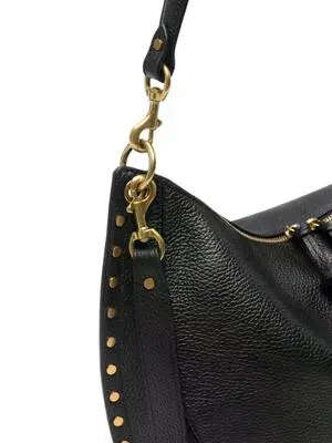 Isabel Marant Étoile Oskan Soft L Bag In Grained Leather - Black