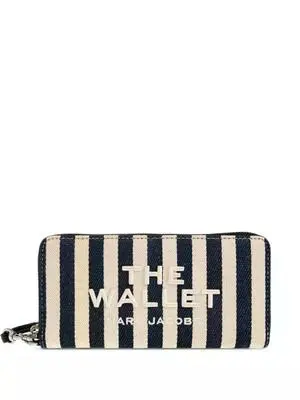 Marc Jacobs The Wallet Striped Wallet - Blue