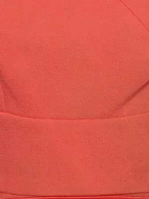 Roland Mouret One-shoulder Draped Midi Dress