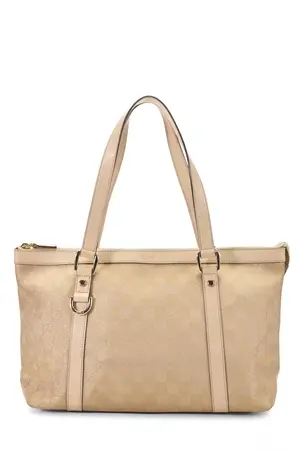 Gucci Gg Lurex Abbey Zip Tote - Pink