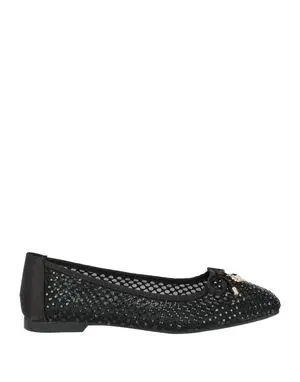LAURA BIAGIOTTI Ballet Flats Size Synthetic Material - Black
