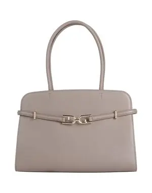 Furla Shoulder Bag Taupe Leather - Grey