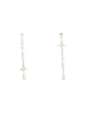 VIVIENNE WESTWOOD Broken Pearl Earrings Earrings Brass