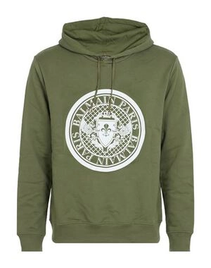 Balmain Sweatshirt Size Cotton, Elastane - Green