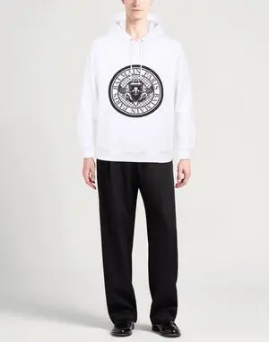 Balmain Sweatshirt Size Cotton, Elastane - White