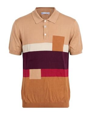 JACOB COHЁN Polo Shirt Camel Size Cotton
