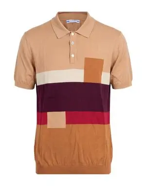 JACOB COHЁN Polo Shirt Camel Size Cotton