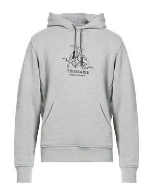 TRUSSARDI Sweatshirt Size Cotton, Polyester