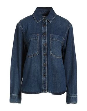 FRAME The Polished Shirt Denim Shirt Size Cotton, Lyocell - Blue