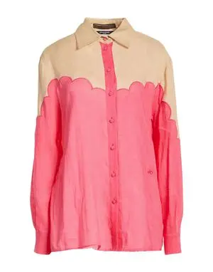 JACOB COHЁN Shirt Coral Size Linen