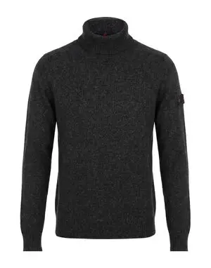 Peuterey Turtleneck Charcoal Size Wool, Polyamide