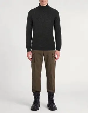 Peuterey Turtleneck Charcoal Size Wool, Polyamide