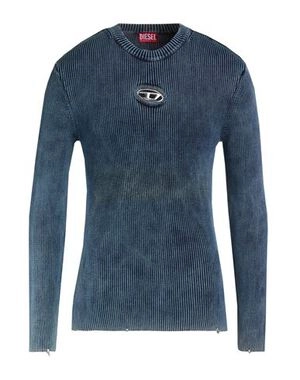 DIESEL® Sweater Slate Size Cotton - Blue