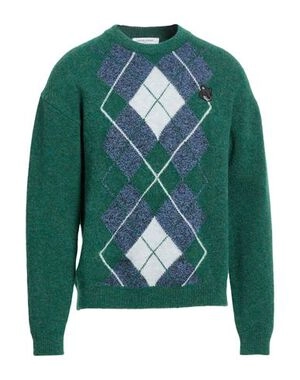 Maison Kitsuné Sweater Dark Size Wool, Alpaca Wool, Polyamide, Elastane
