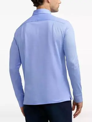 Ralph Lauren Purple Label Long-sleeve Chest-pocket Polo Shirt