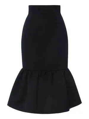 MIU MIU Wool Cady Midi Skirt