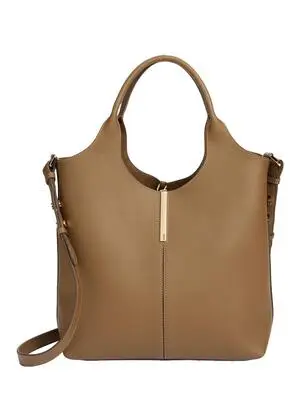 TOD'S Tod's Small Leather Tote Lenticchia/ Sepia