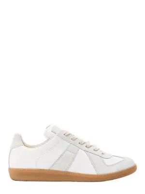 MAISON MARGIELA Replica Leather Sneakers - White