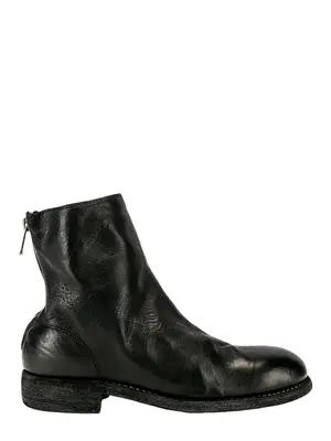Guidi Back Zip Boot - Black