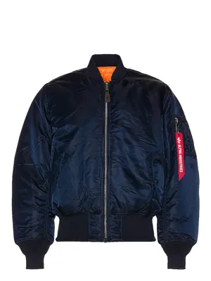 Alpha Industries Ma-1 Bomber Jacket - Replica Blue