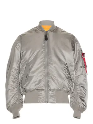 Alpha Industries MA-1 Bomber Jacket Vintage Gray