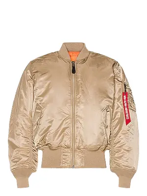 Alpha Industries MA-1 Bomber Jacket Vintage Khaki