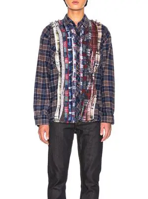 Needles Ribbon Flannel In Multi - Assorted