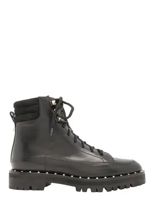 Valentino Garavani Rockstud Hiking Boots - Black