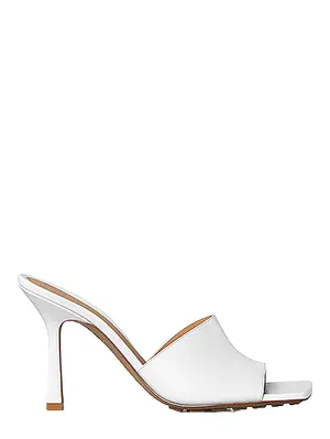 Bottega Veneta Bottega Veneta Leather Mules Optic White
