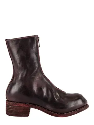Guidi Guidi PL2 Full Grain Horse Front Zip Boots Burgundy