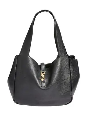 Saint Laurent Le 5 À 7 Bea Leather Tote - 1000 Noir