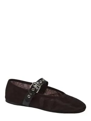 Miu Miu Mary Jane Ballet Flat Moro