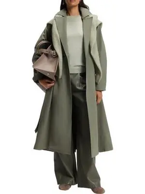 BOSS Calili Trench Coat - Tea Leaf