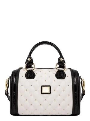 CAVALINHO Craft 569 Quilted Barrel Handbag - Black/white