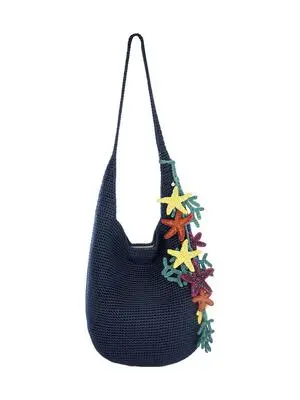 THE SAK The Sak Crochet Hobo Bag Denim Ocean