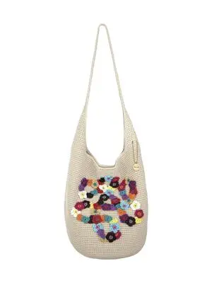 THE SAK Crochet Hobo Bag - Ecru Loop