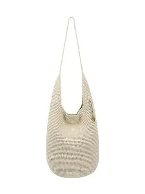 THE SAK The Sak Crochet Hobo Bag Ecru