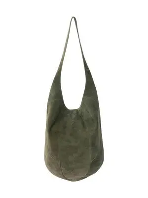 THE SAK The Sak Crochet Hobo Bag Moss Suede