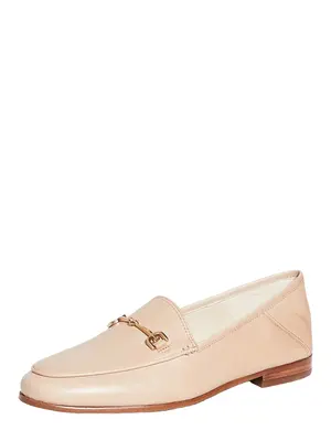 Sam Edelman Sam Edelman Loraine Loafers With Gold-Tone Hardware Soft Beige