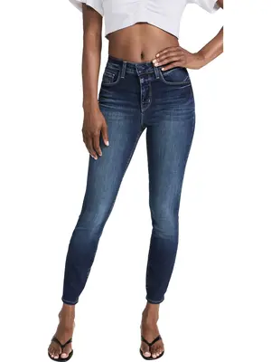 L'Agence L'AGENCE Margot High Rise Skinny Jeans In Leopard Print One-color