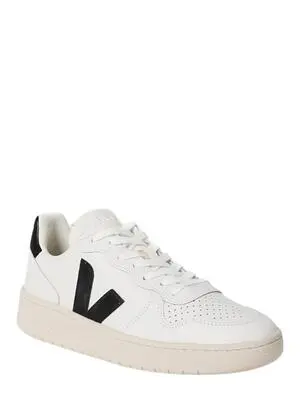 VEJA V-10 Lace Up Sneakers - White/black