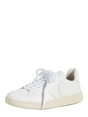 VEJA V-12 Leather Sneakers - Extra White
