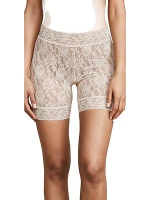 Hanky Panky Signature Lace Bike Shorts - Chai