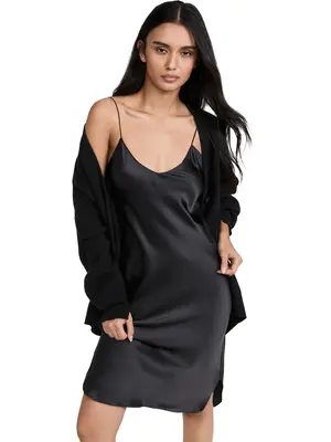 NILI LOTAN Short Cami Dress - Black
