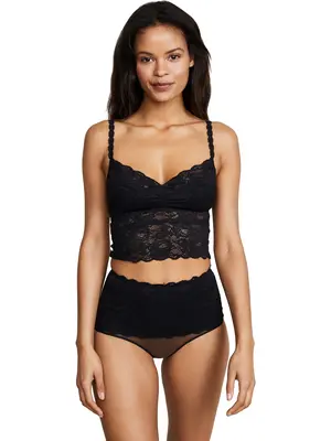 Cosabella Never Say Never Cropped Cami - Black